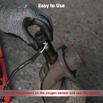 22mm Oxygen Sensor Socket & Lambda Tool 1/2" Drive Effortless O2 Sensor Removal/Install