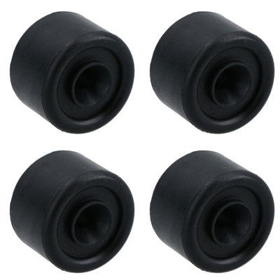 22mm Rubber Round Buffer Bumper Pad Stop For Truck Trailers Horsebox 4pc