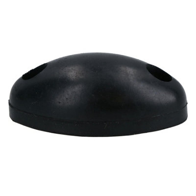 22mm Stand Off Oval Rubber Buffer Bumper Stop For Horse Box Trailers 2pc