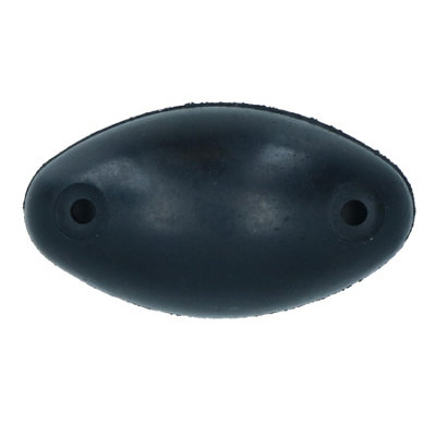 22mm Stand Off Oval Rubber Buffer Bumper Stop For Horse Box Trailers 6pc