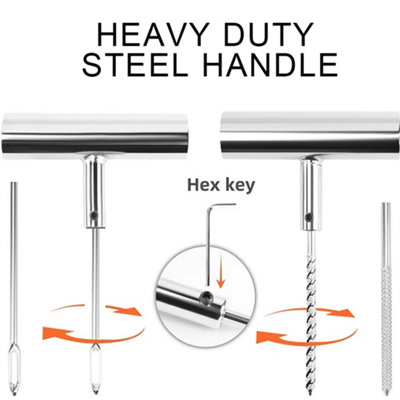 22pcs Heavy Duty Tyre Puncture Repair Tool Set Car Motorbike
