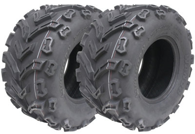 22x11.00-10 ATV Quad Tyre 6ply Wanda P3128 E-Marked Road Legal Rear ...