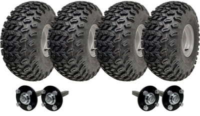 22x11.00-8 Twin Axle Utility ATV Quad Trailer Kit Wheels Axles Capacity ...
