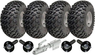 22x11.00-8 Twin Axle Utility ATV Quad Trailer Kit Wheels & Axles ...