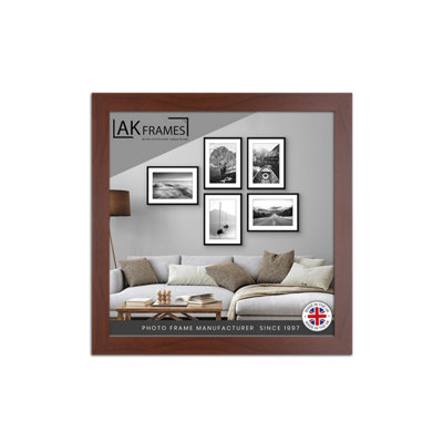 22x22" Rose Wood Poster Frame - Modern Picture Frame for Wall Art ...