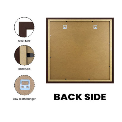 22x22" Rose Wood Poster Frame - Modern Picture Frame for Wall Art ...