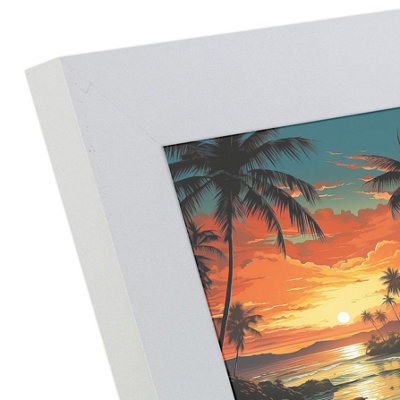 22x22" White Poster Frame - Modern Picture Frame for Wall Art, Prints ...