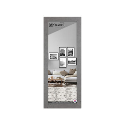 22x8" Grey Marble Poster Frame - Modern Picture Frame for Wall Art ...