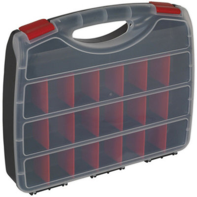 23 Compartment Parts Storage Case for Tools and Components
