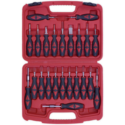 23 Piece Soft Grip Terminal Tool Kit for Wiring Connector Removal