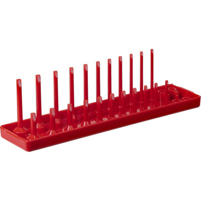 230mm 1/4" Square Drive Socket Holder - IMPERIAL 22 Bit Capacity ...