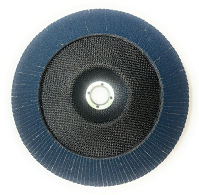230mm P80 Zirconia flap discs for angle grinders. Per 1 disc. | DIY at B&Q