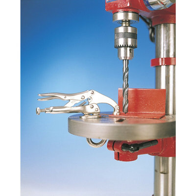 230mm Pillar Drill Clamp with Locking Mechanism for Secure Workholding