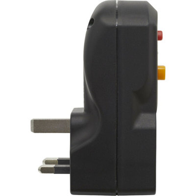 230V RCD Safety Adaptor with 2990W Max Load for Home and Outdoor Use