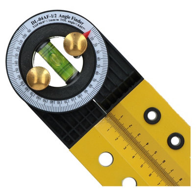 24 600mm Multi Angle Ruler Protractor Spirit Level Scaffolding Builders Level