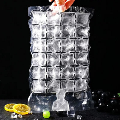 24 Disposable Ice Cube Bags Ice Cube Maker Cola Cubes Juice Makes Over 600 Cubes