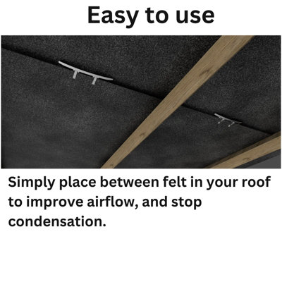 24 Felt Lap Vents Stops Condensation in the Loft