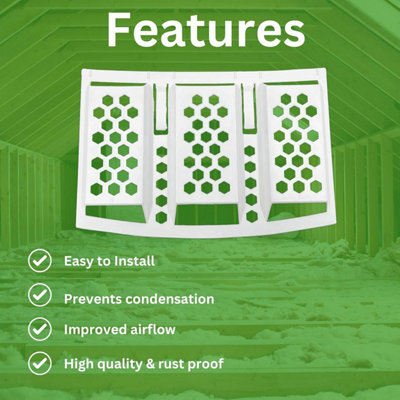 24 Felt Lap Vents Stops Condensation in the Loft