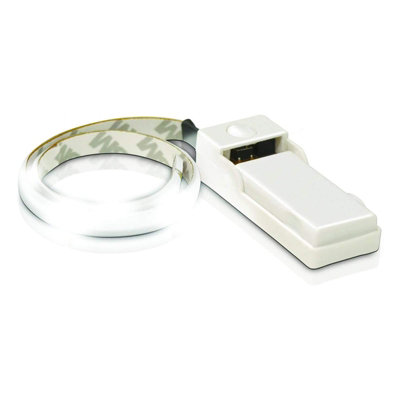 24" Flexible LED Light Strip, Battery-Powered Bendable Stick-On Light ...