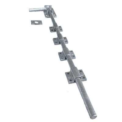 24" GALV Drop Bolt - Gate Garage Strong Heavy Duty