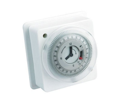 24 Hour Mechanical Timer Switch Immersion Heater Timer Time Clock Fits ...