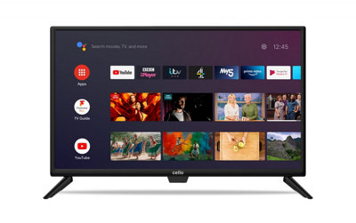 24 inch 12 Volt Smart Android TV with Google Assistant and Freeview Play