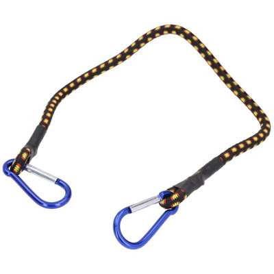 24 inch Bungee Strap with Aluminium Carabiners Hook Tie Down Fastener ...