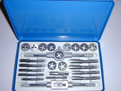 24 pc UNF (AF)- UNC TAP AND DIE SET