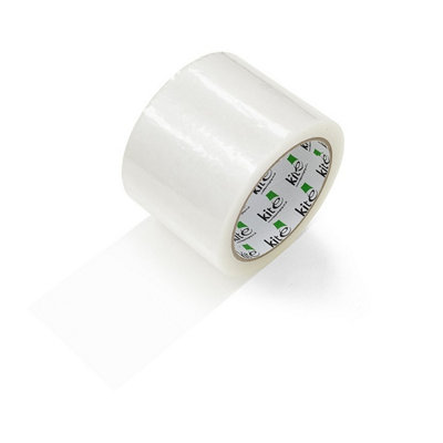 24 Rolls Of Wide Clear Acrylic Tape 75mm x 66m Premium Acrylic Packing Tape