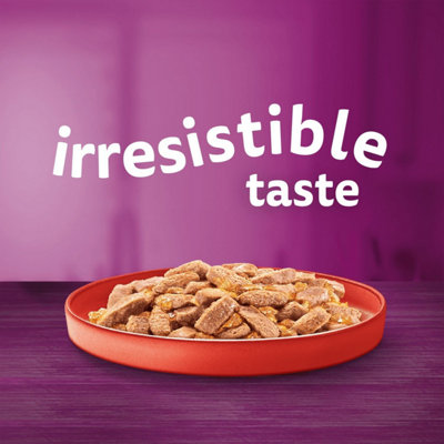 24 x 400g Whiskas 1+ Adult Wet Cat Food Tins Mixed Meaty Menu in Jelly