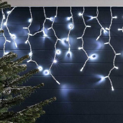 240 Ice White LED Multi-function Lights With Timer