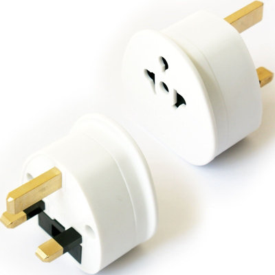 240V UK Plug to All Continents Socket Travel Adapter Converter EU USA ...