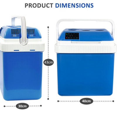 24L Thermoelectric Cool Box Electric Travel Cooler & Warmer, 240V AC ...