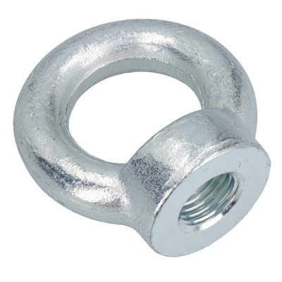 24mm Lifting Eye Nut Fastener Internal Female Thread Zinc Plated 50mm ...