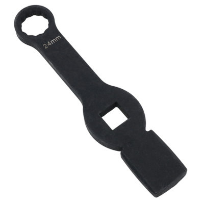 24mm Metric Box End Wrench Slogging Striking Spanner Impact 12 Point 3 ...