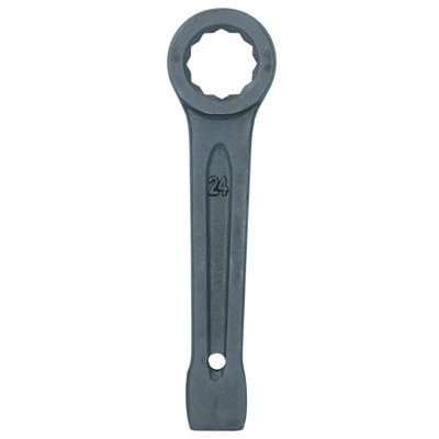 24mm Slogging Box End Striking Ring Wrench Spanner Bi-Hex 12 Sided Metric