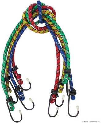 24Pc Heavy Duty Elastic Bungee Cord Luggage Roof Straps Rope Hooks ...