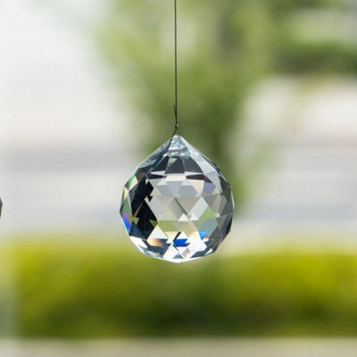 Sun Catchers H&D Crystal Prism Balls - 3-Pack K9 Crystal S For Windows ...