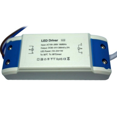 24W LED Driver DC 50 To 91V 280mA Constant Current Power Supply, AC 100 ...