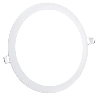 24w LED Round Recessed Ceiling Light Panel 7000K Cool White
