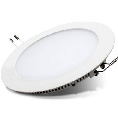 24W Recessed Round LED Mini Panel 280mm diameter (Hole Size 265mm ...