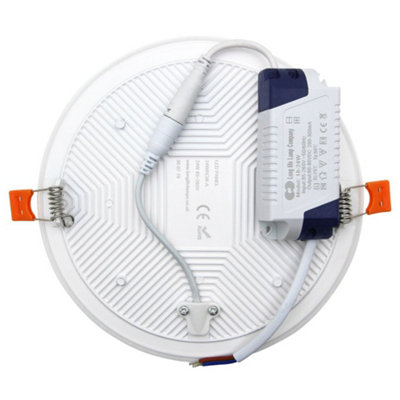 24w Round LED Panel Light Recessed with Edge Lit 6500k 24RCWA