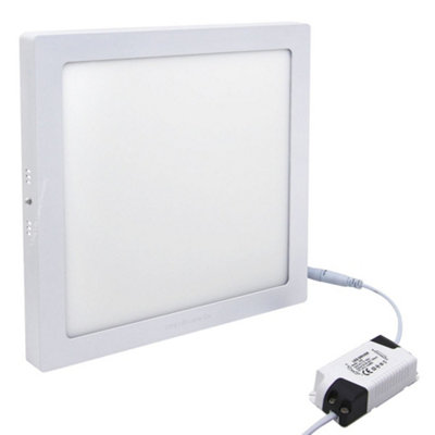 24w Surface Mount LED Square Panel 3500K Warm White