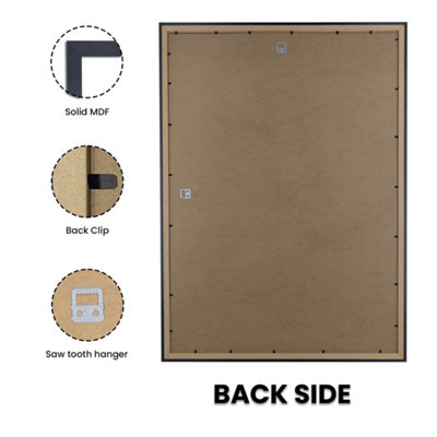 24x18" Matte Black Poster Frame - Modern Picture Frame for Wall Art ...