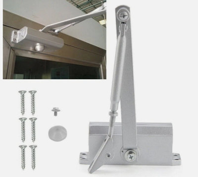 25-45KG Heavy Duty FIRE RATED Overhead Door Closer Opener Softs Close ...