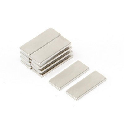 25.4mm x 9.52mm x 1.58mm thick N42 Neodymium Magnet - 2.4kg Pull ...
