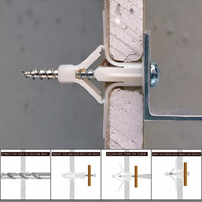 Butterfly Wall Anchors E5BE Drywall Anchors Kit Butterfly/Aircraft ...