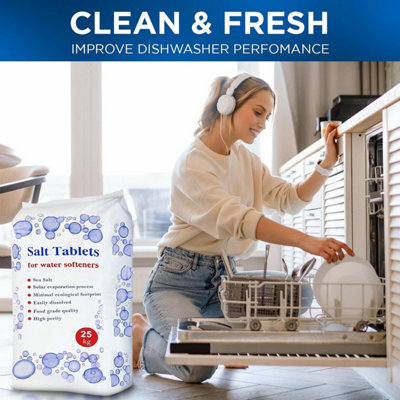 25 Kg Salt Tablets Water Softener Food Grade Compatible to All Water ...