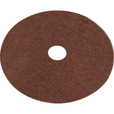25 PACK 100mm Fibre Backed Sanding Discs - 24 Grit Aluminium Oxide ...