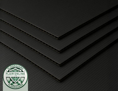 25-PACK CORREX PROTECTION BOARD BLACK 2.4M X 1.2M X 2MM